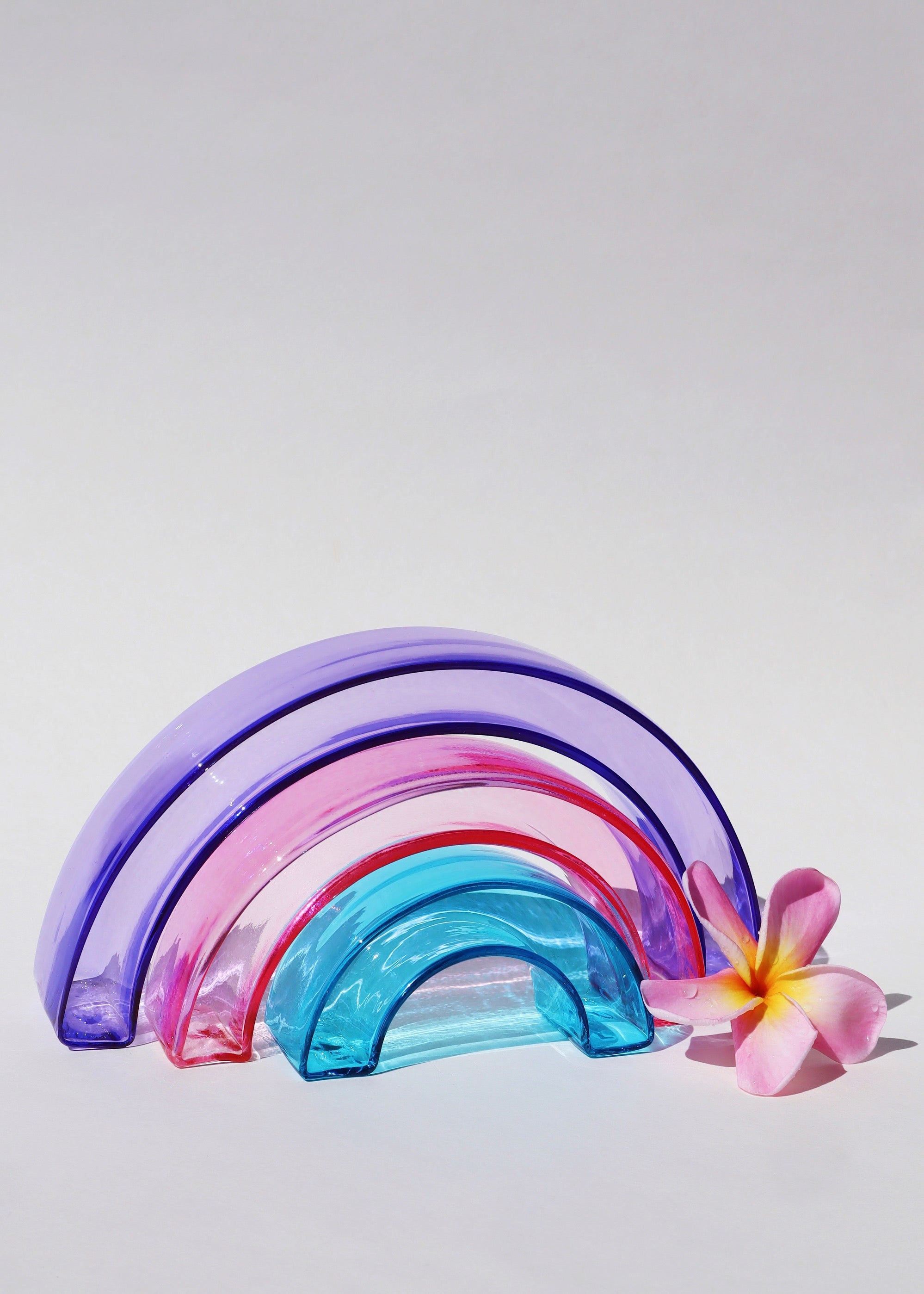 Stackable Glass Rainbow Pua Vase Set - Mixed Color – Arlie Pemberton